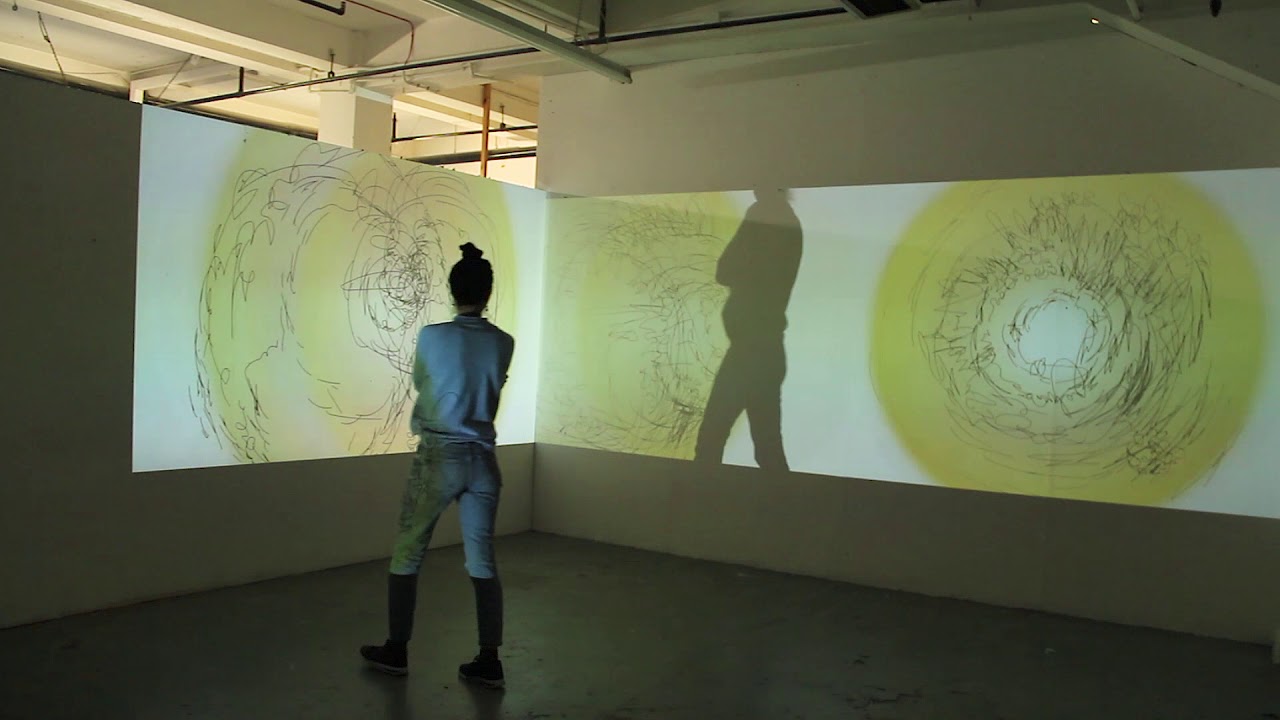 Sound Drawing in rare books & music reading room - YouTube