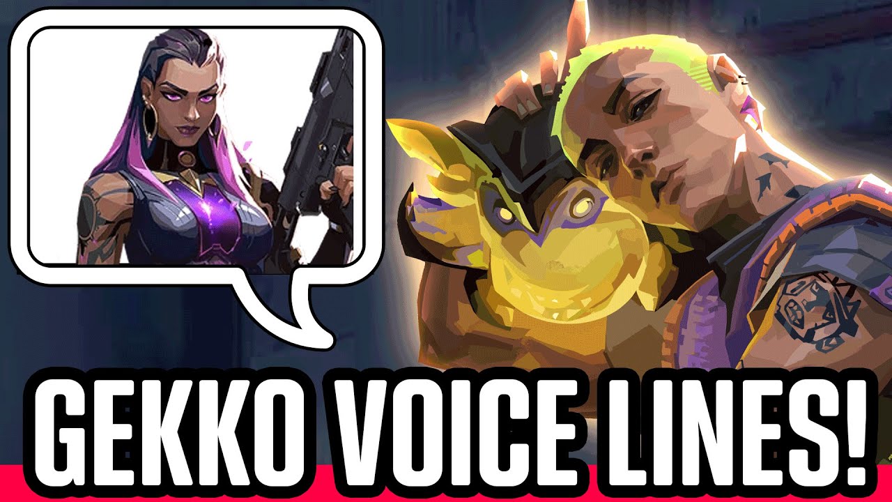 VALORANT - GEKKO Voice Lines and New Agent Interactions! - YouTube