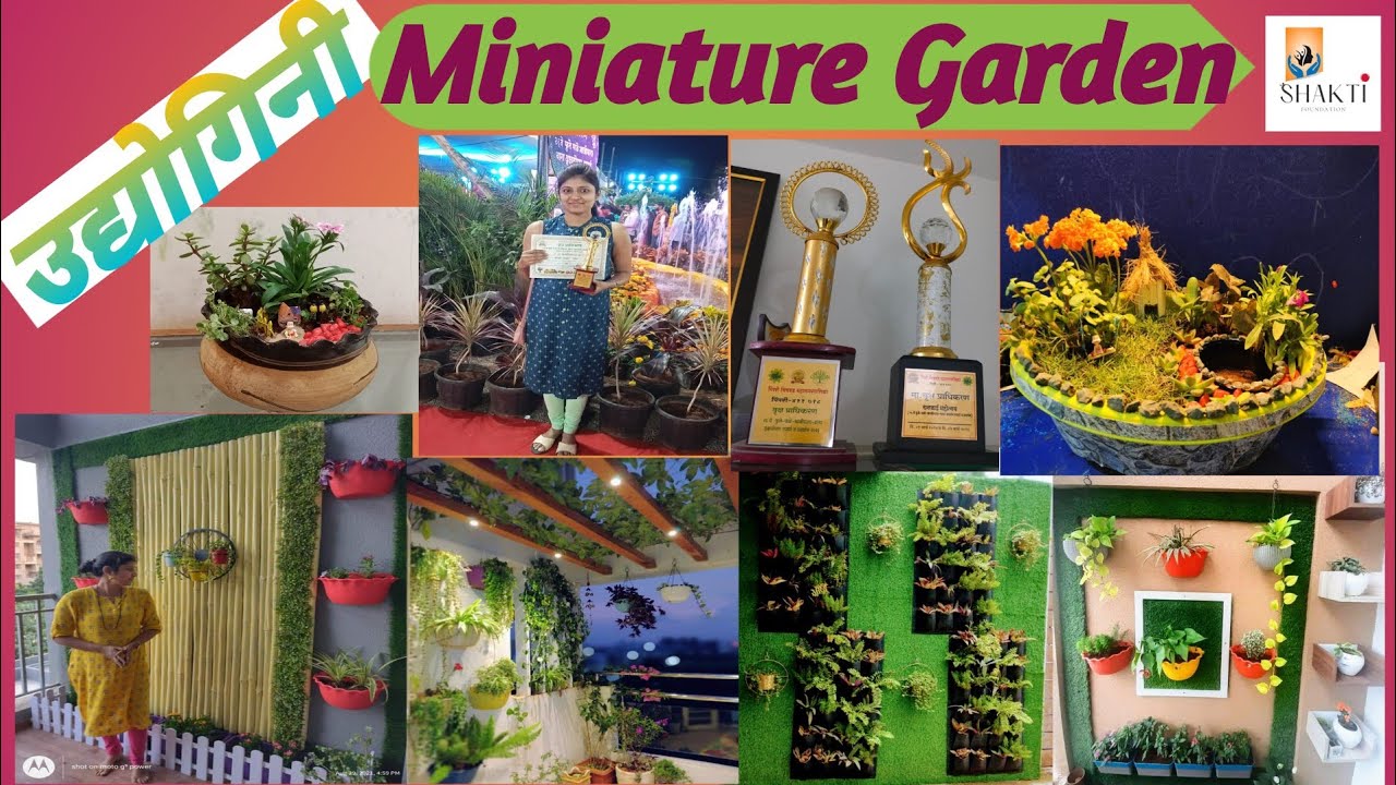 Miniature Garden | उद्योगिनी भाग 9 | Mini Garden | आवडत्या छंदातून छान ...