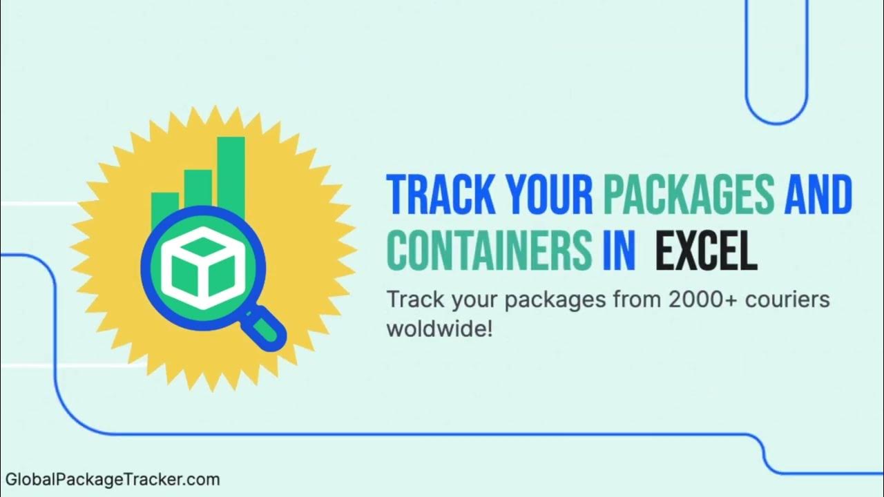 Track your packages and containers inside MS Excel with Global Package ...