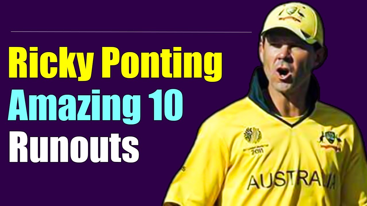 Ricky Ponting's TOP 10 Direct Hits in Cricket History | Amazing Hand ...