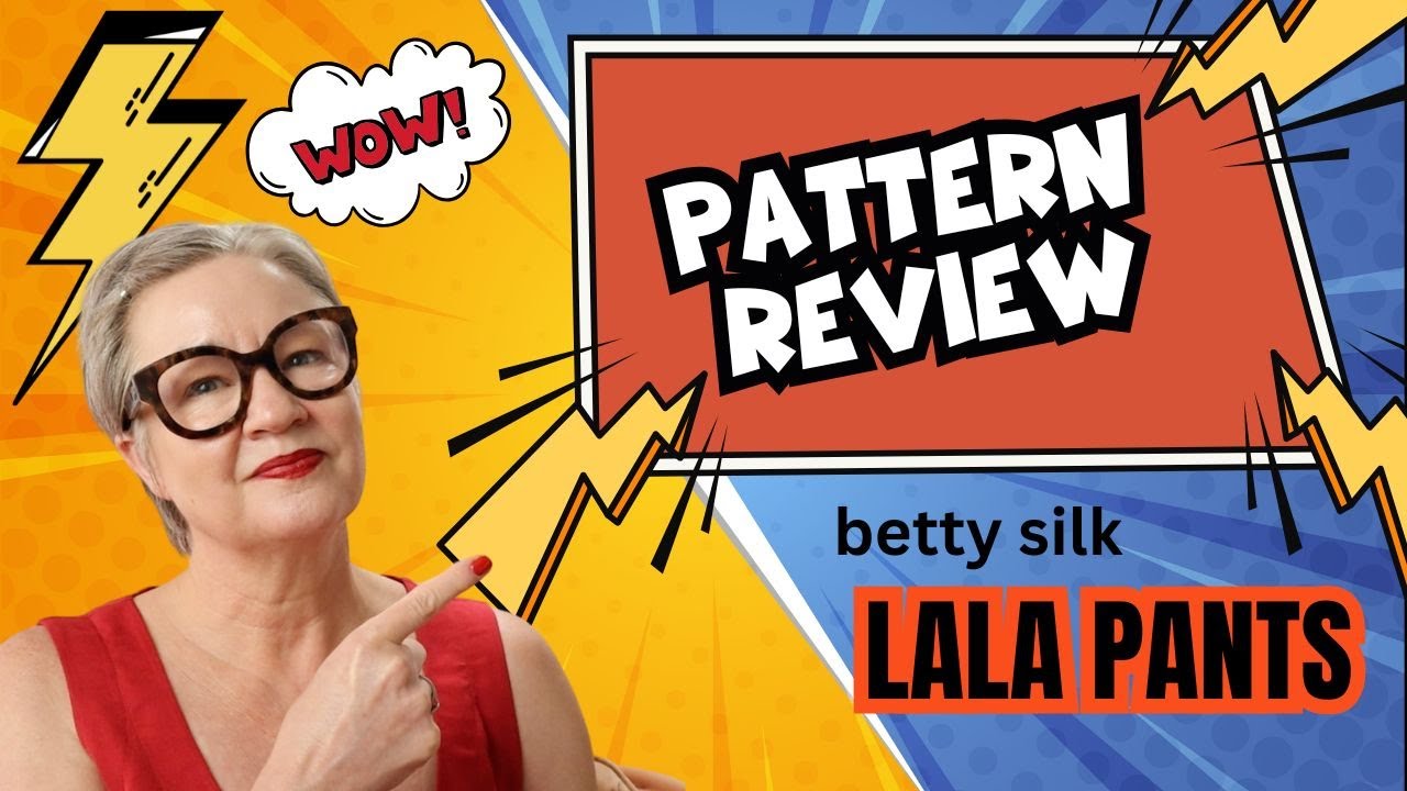 Indie Pattern Review: Betty Silk Lala pants! - YouTube