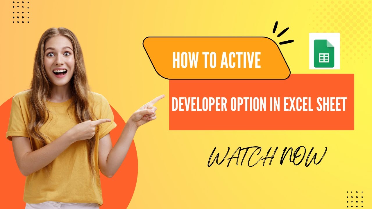 How To Enable The Developer Tab Option In Excel For Windows YouTube How To Enable The Developer Tab Option In Excel For Windows YouTube