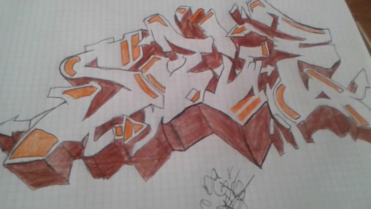 Graffiti s'frog " how to draw graffiti_best #2" - YouTube