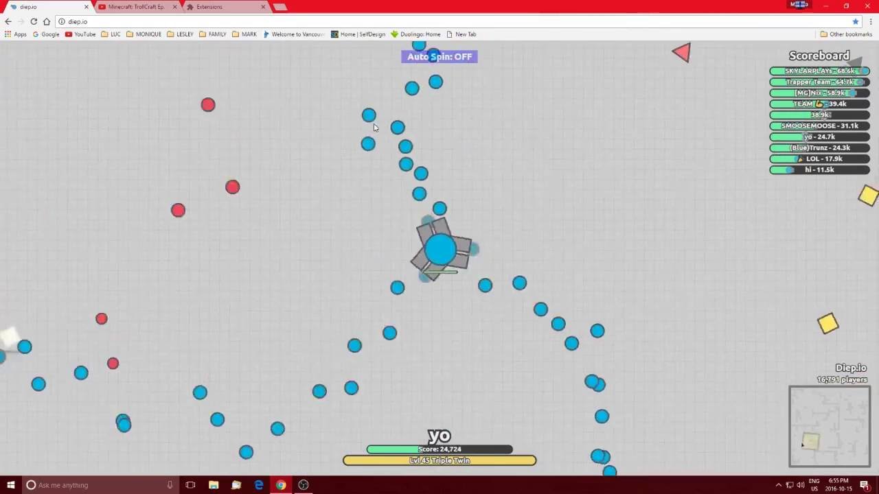diep.io Gameplay #3 - YouTube