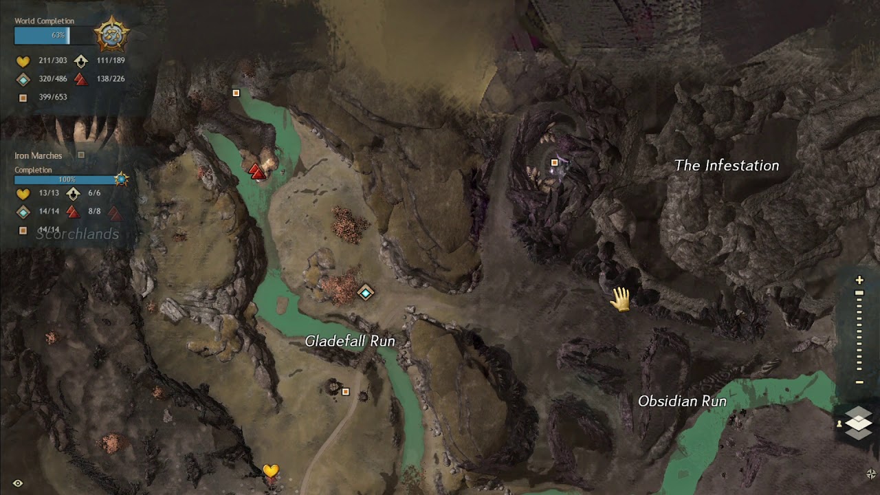 Guild Wars 2 Iron Marches Full Map - YouTube