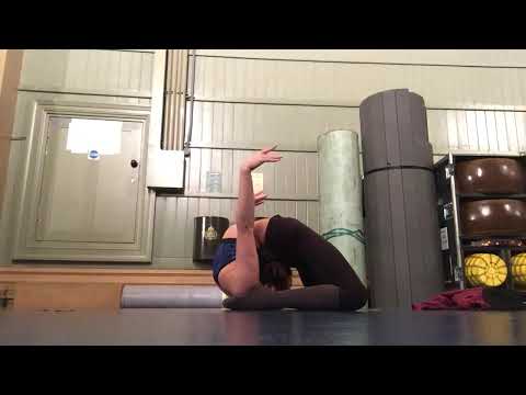 Cirque du Soleil Contortionist Aruna training a Triple Fold Contortion
