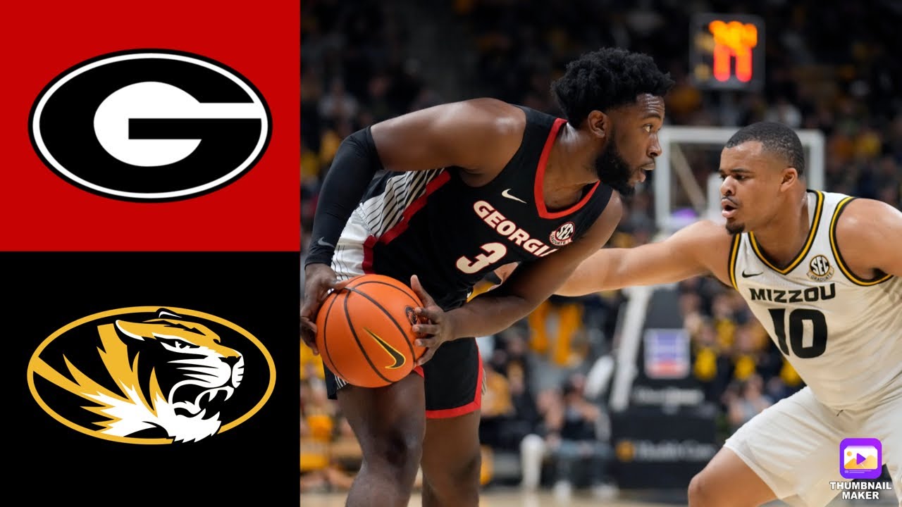 Georgia Hoops Highlights vs Missouri | 2024 SEC Basketball Highlights ...