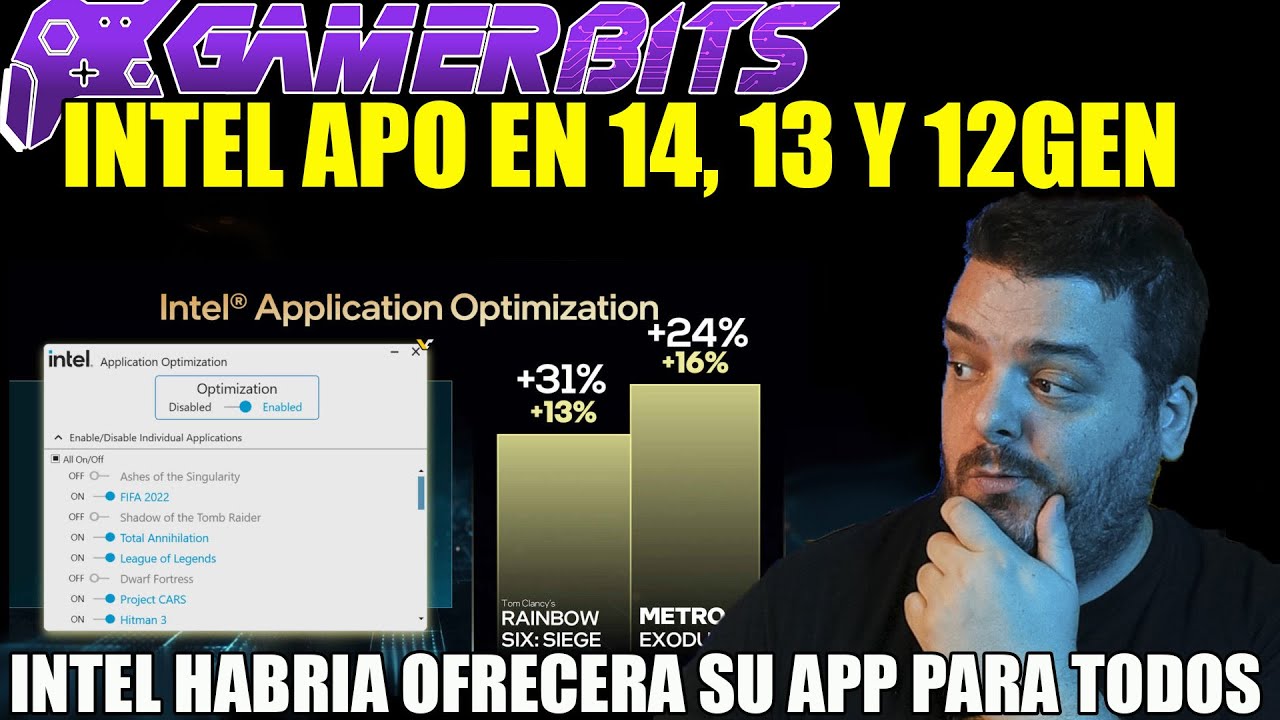 Intel APO podría liberarse para todas las CPU de 14Gen, 13Gen y 12Gen - YouTube