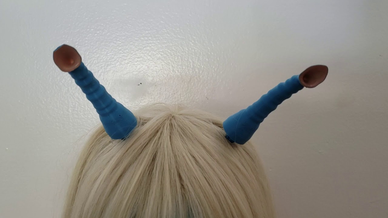 Andorian rotating cosplay antenna SCCC 2019 - YouTube