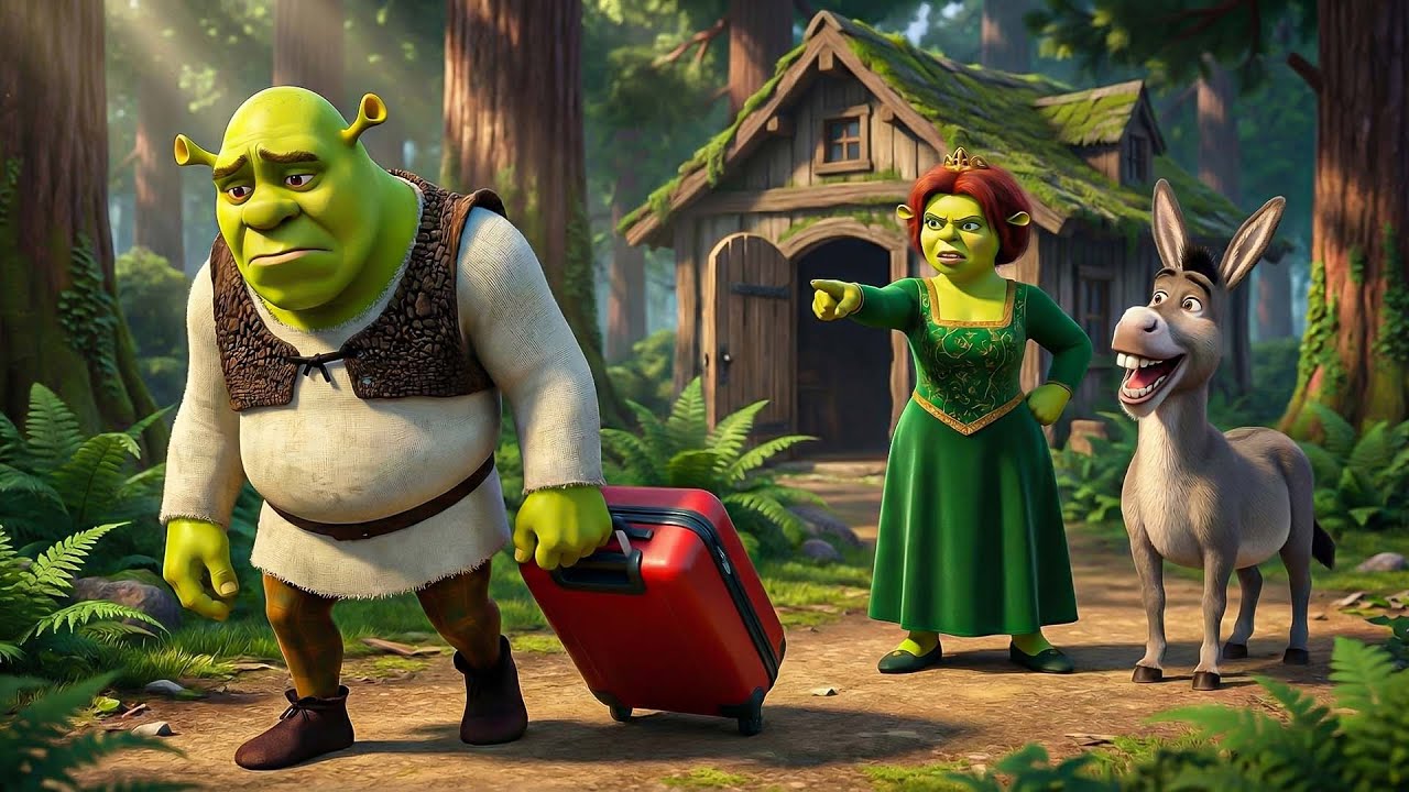 Shrek & Fiona vs The Mosquitoes Mischief! 🦟🥱 A Hilarious Sleepless ...