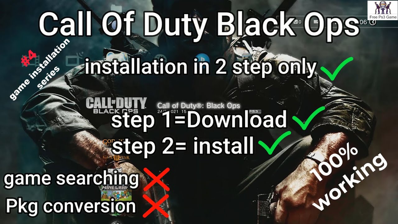 Call Of Duty Black Ops installation || #4 || game installation series ...