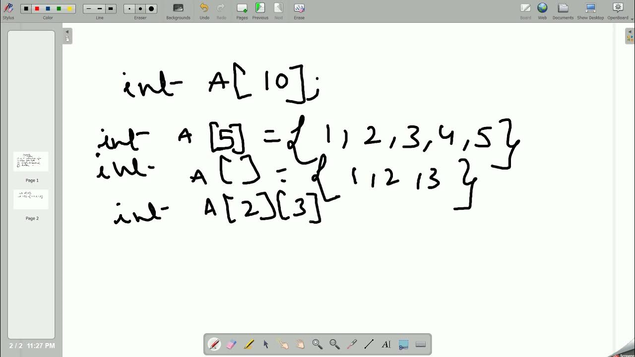 C Array - Part 25 | C Language Tutorial | Array Memory Location and ...