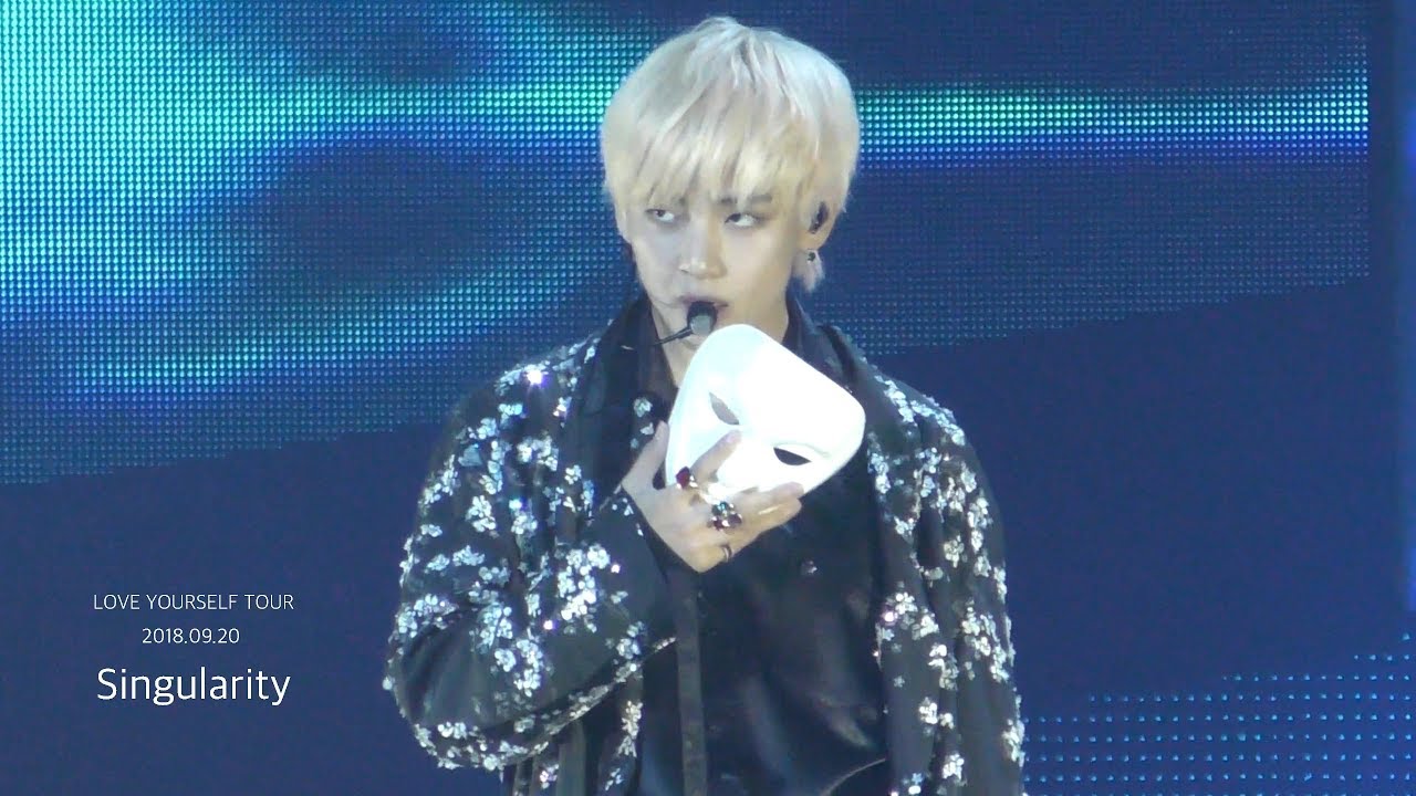 180920 V - SINGULARITY @ BTS 방탄소년단 LYS LOVE YOURSELF TOUR HAMILTON (V FOCUS) - YouTube