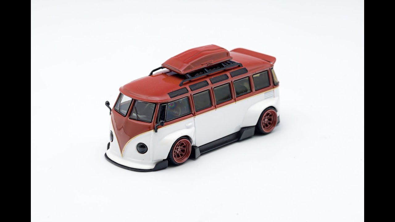 Inspire Model 1/64 Volkswagen Kombi Camper Van Robert Design-Model K(VW ...