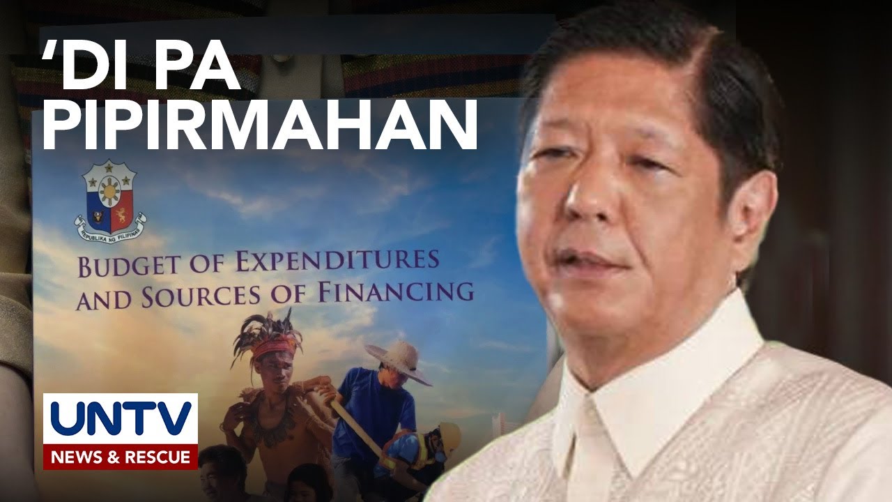 Nakatakdang paglagda as 2025 budget sa December 20, ipinagpaliban ng ...