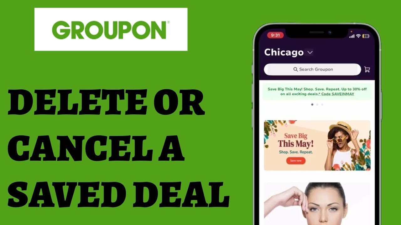 How to Delete or Cancel a Saved Deal in Groupon | Easy App Guide - YouTube