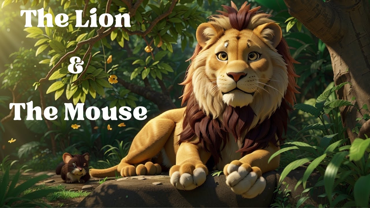 The Lion And The Mouse || Moral Stories || Kids Bedtime Stories ...