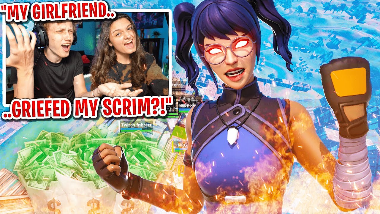 My girlfriend griefed my custom scrims... (I confronted her) - YouTube