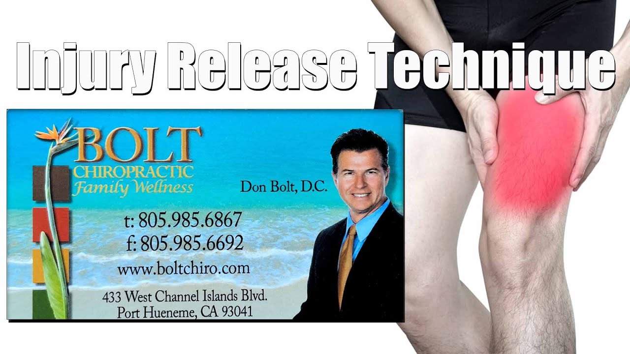 Dr Bolt Family Chiropractic, Injury Release Technique - YouTube