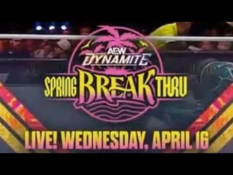 WATCH ALONG | AEW Dynamite: Spring Break Thru/Owen Hart Cup Tournament ...