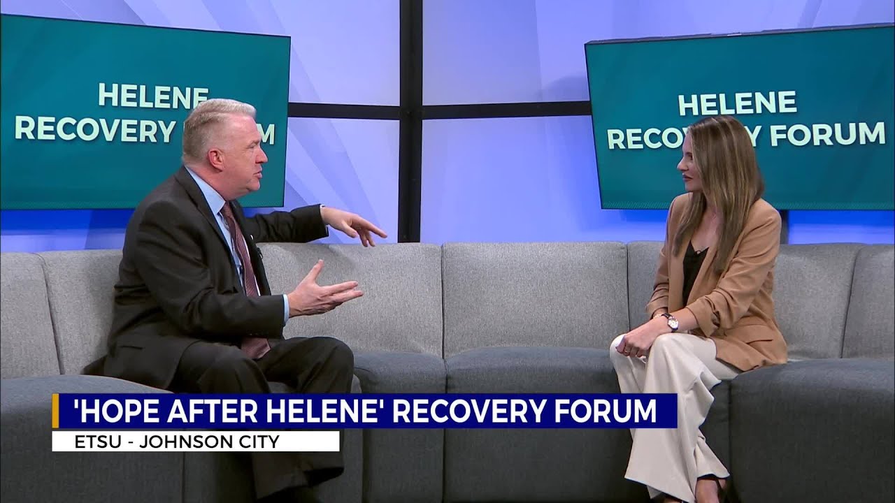 ETSU talks about 'Hope after Helene' recovery forum - YouTube