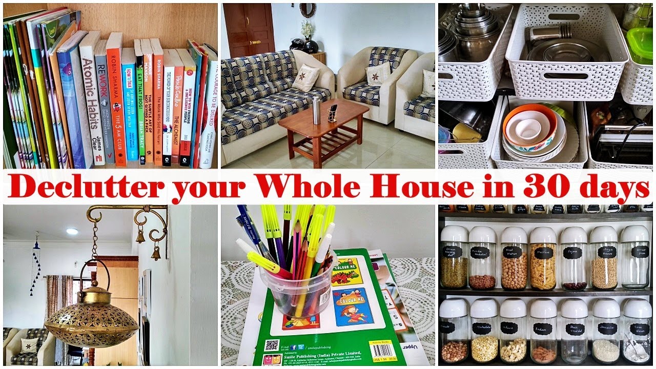 A Guide to Declutter & Tidy your Whole House in 30 Days!!! | 30 Days ...