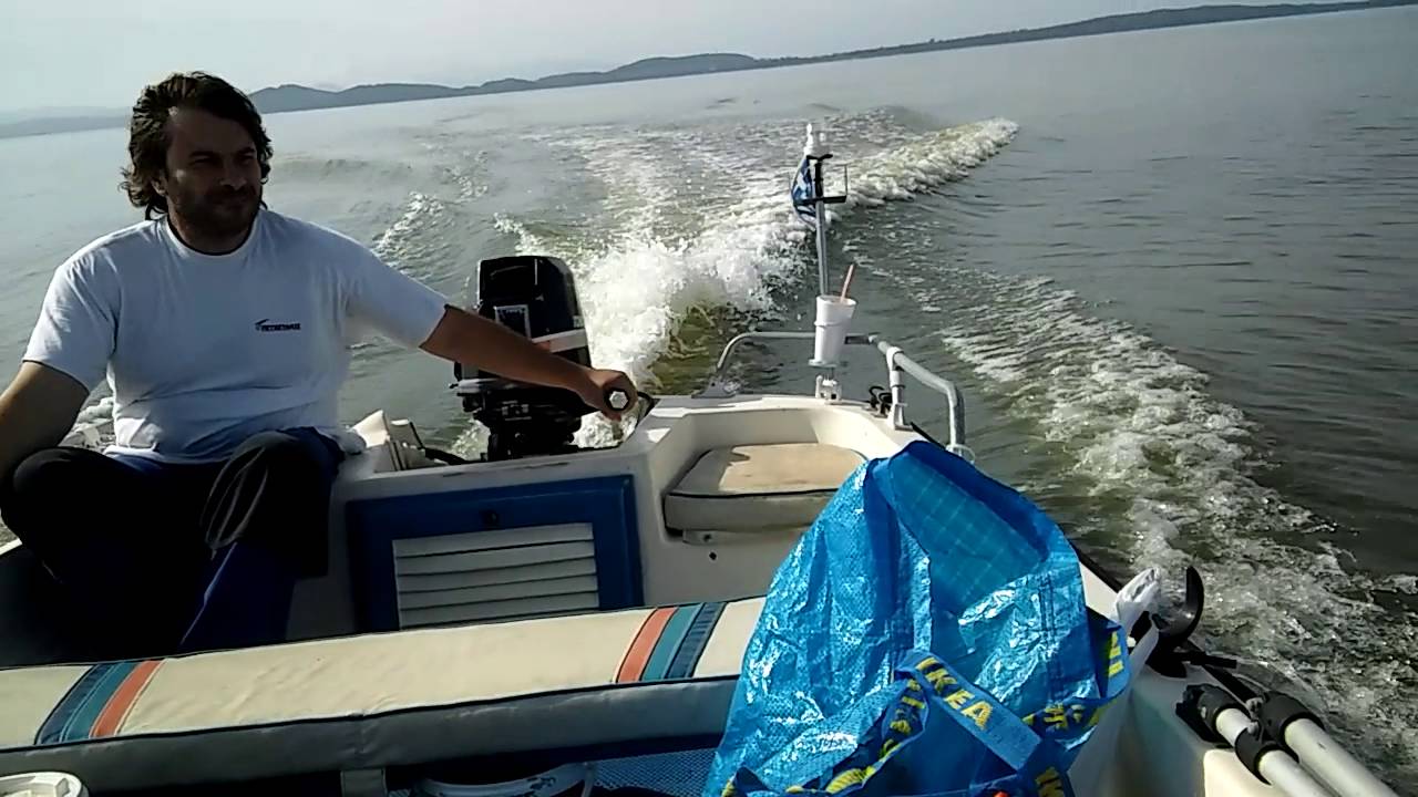 TOHATSU M25A2 για ψαρεμα στον Αμβρακικο - YouTube
