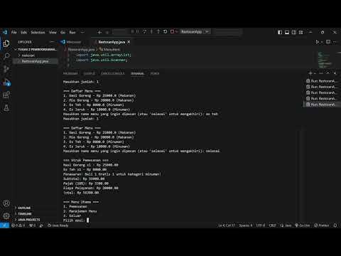 RestoranApp java tugas 2 pemrograman berbasis dekstop Visual Studio Code 2024 11 25 02 36 09 ...