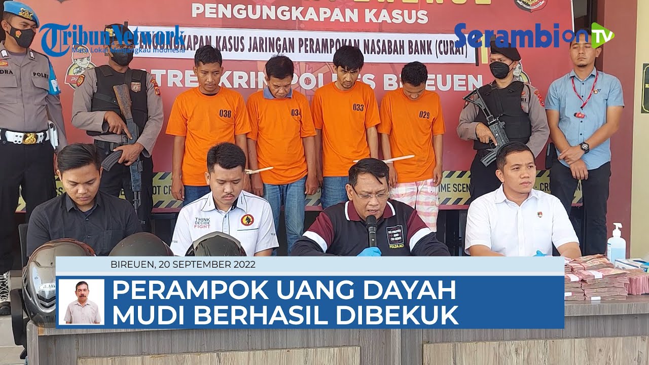 Bekuk Perampok Uang Dayah MUDI, Polres Bireuen Dapat Kiriman Belasan ...