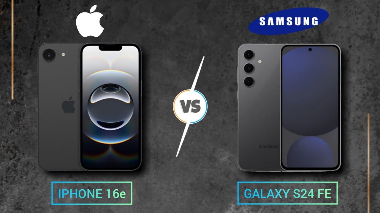 iPhone 16e VS Galaxy S24 fe | Which one do you prefer? - YouTube