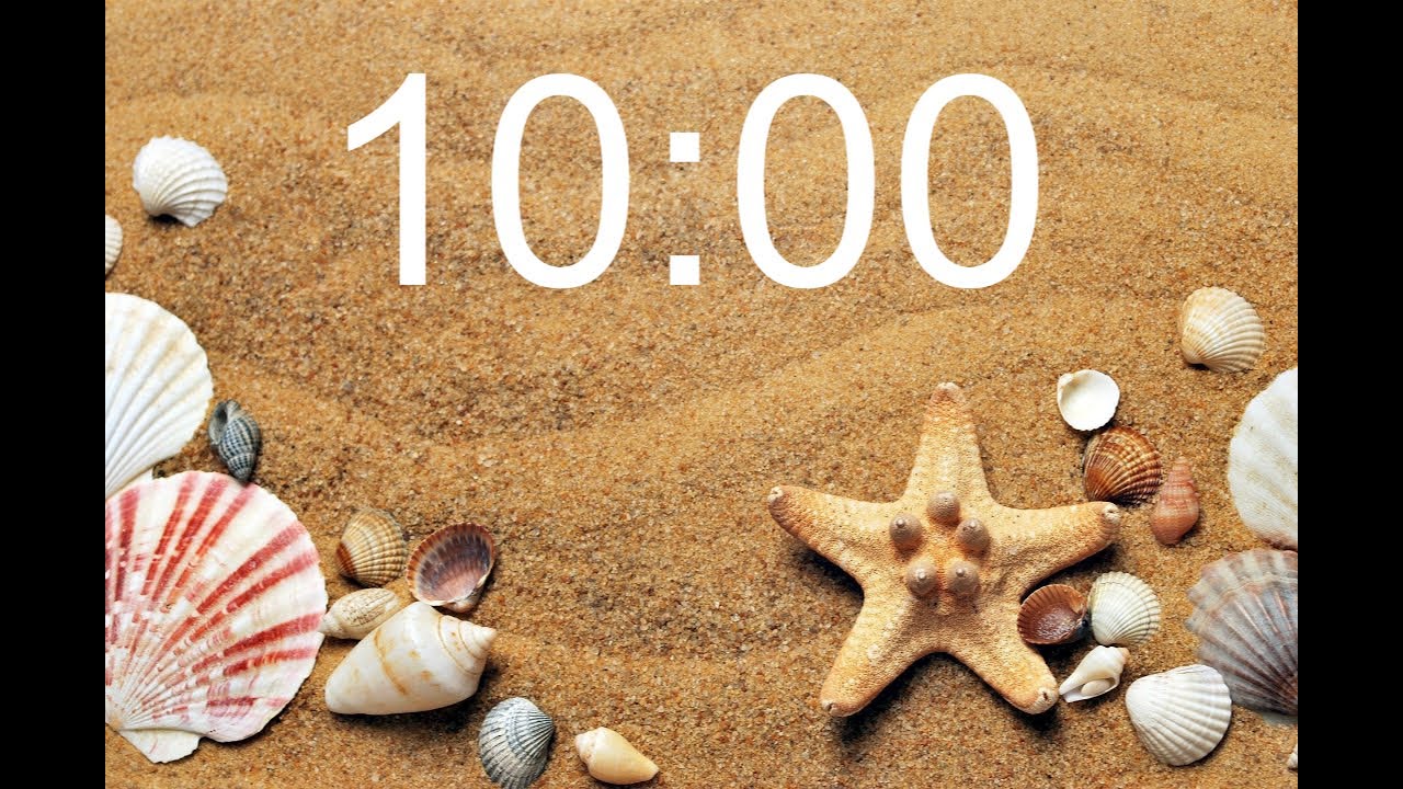 10 Minute Beach Timer with Happy Music - YouTube