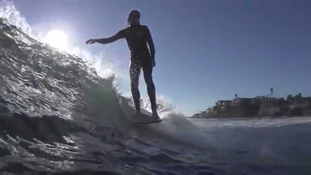 Longboard Surfing at Pleasure Point in Santa Cruz, California - YouTube