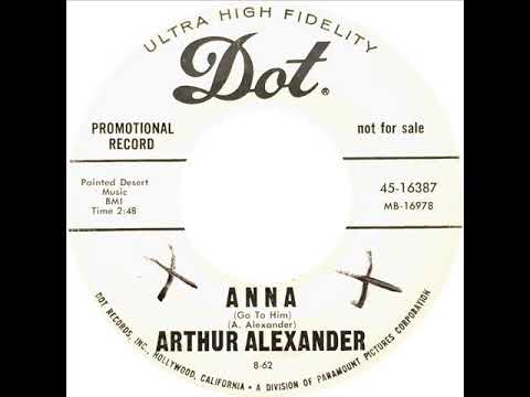 Arthur Alexander - Anna (Go To Him) - YouTube
