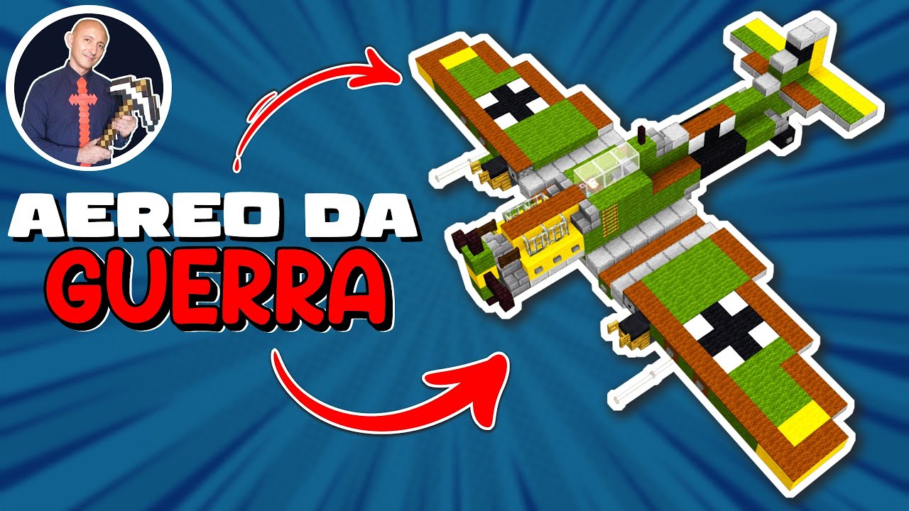 COME FARE UN AEREO DA GUERRA SU MINECRAFT - YouTube