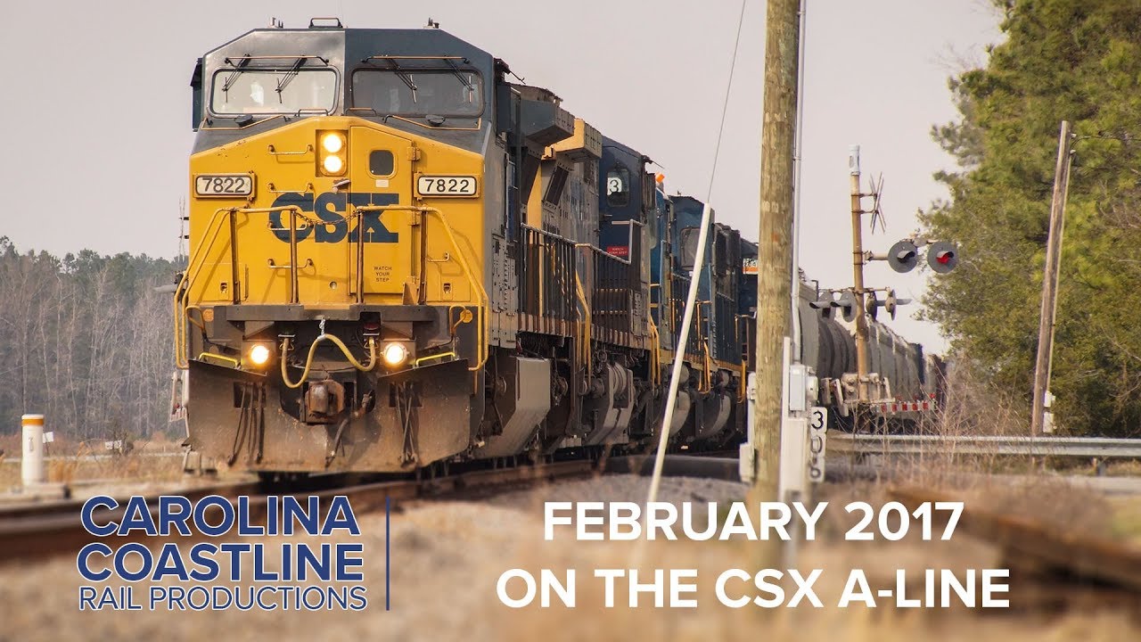 February 2017 on the CSX A-Line - YouTube