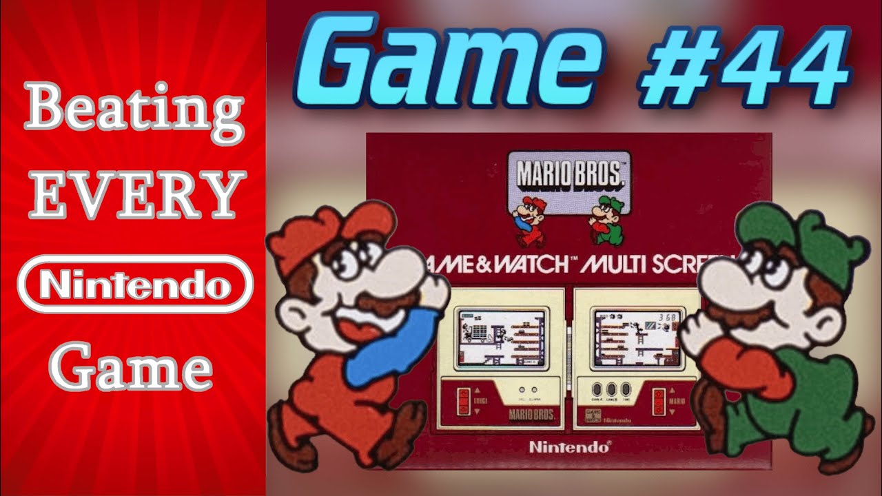 Luigi's First Game! | Game & Watch: Mario Bros. | Game #44 - YouTube