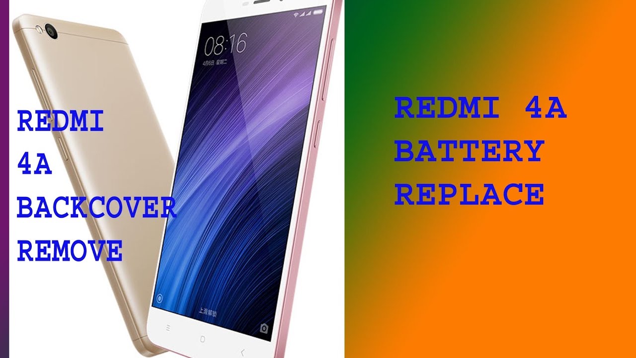 HOW TO REMOVE REDMI MI 4A BACK COVER - YouTube