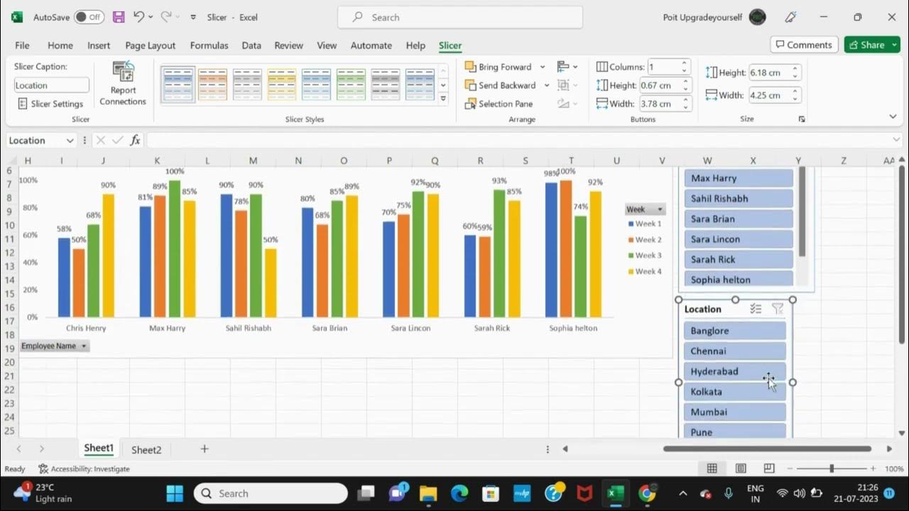 Simple step by step explanation on how to Prepare Dashboard in Excel ...