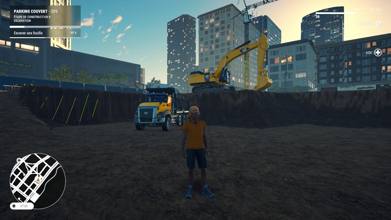 Construction simulator 22 PC map us - YouTube
