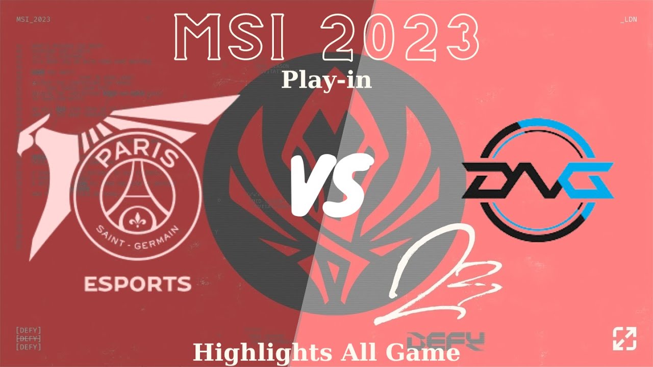 PSG vs DFM Highlights ALL GAMES | MSI Play ins 2023 Upper Round 1 | PSG Talon vs Detonation ...