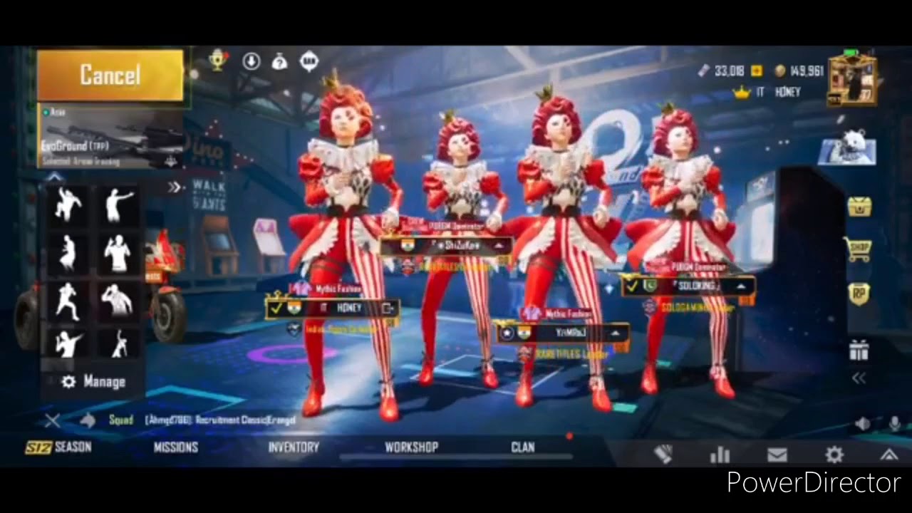 Best Pubg Mobile Mythic Outfit and emots/Dance Sync - YouTube