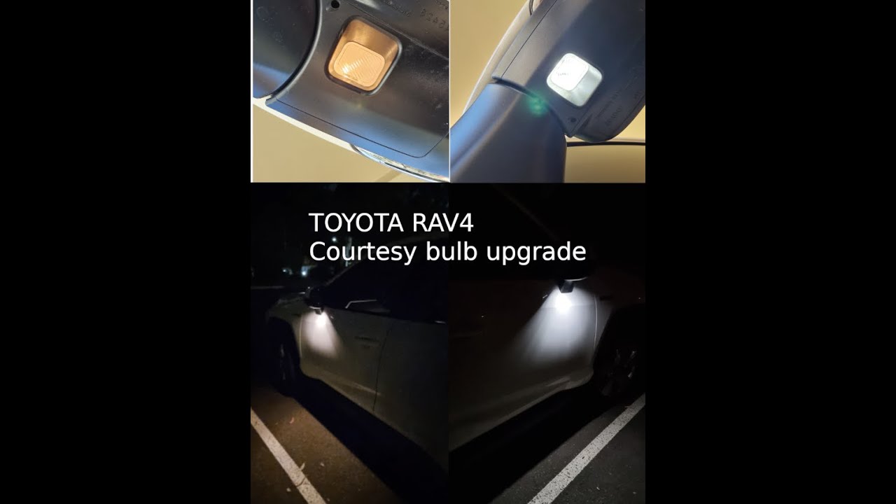 Toyota 2019 2020 2021 2022 Rav4 courtesy (puddle) LED light bulb ...