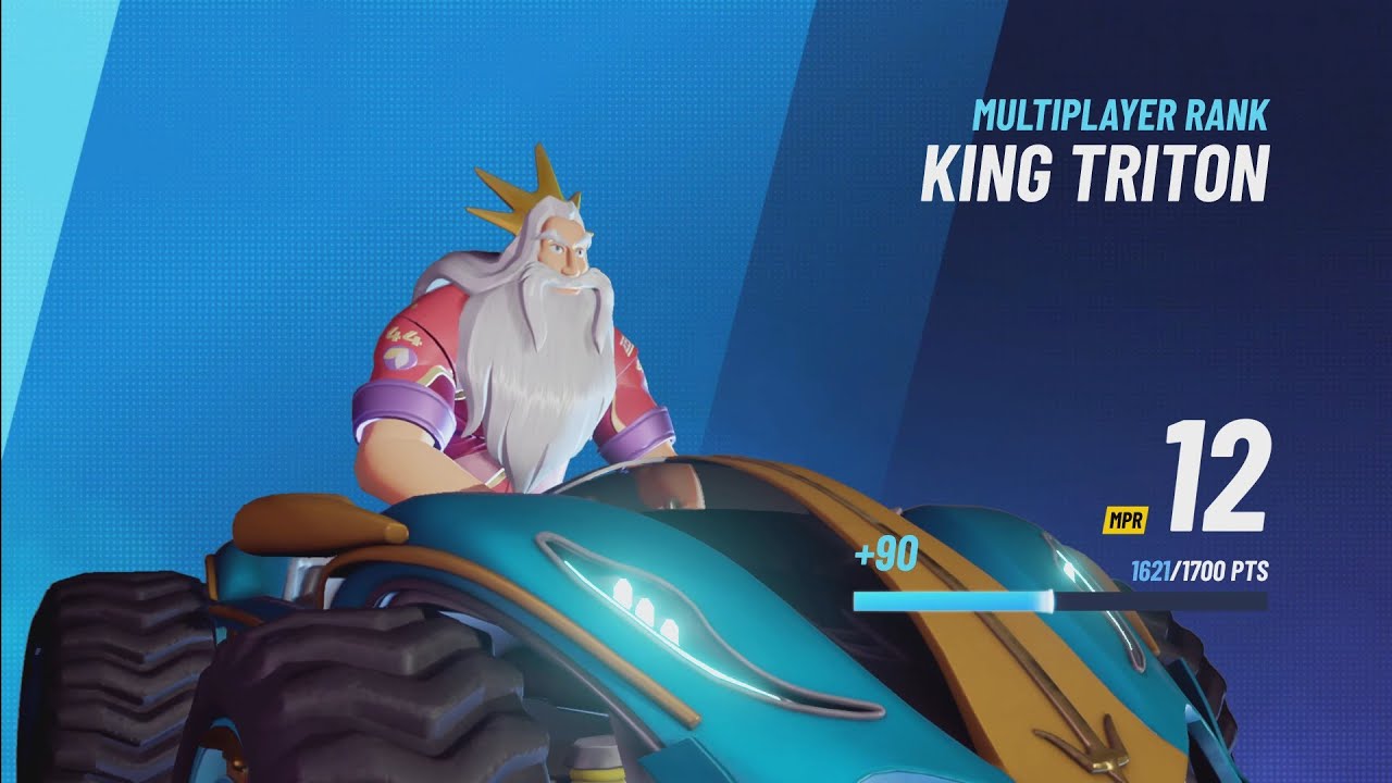 KING TRITON Rank Match - Disney Speedstorm - YouTube