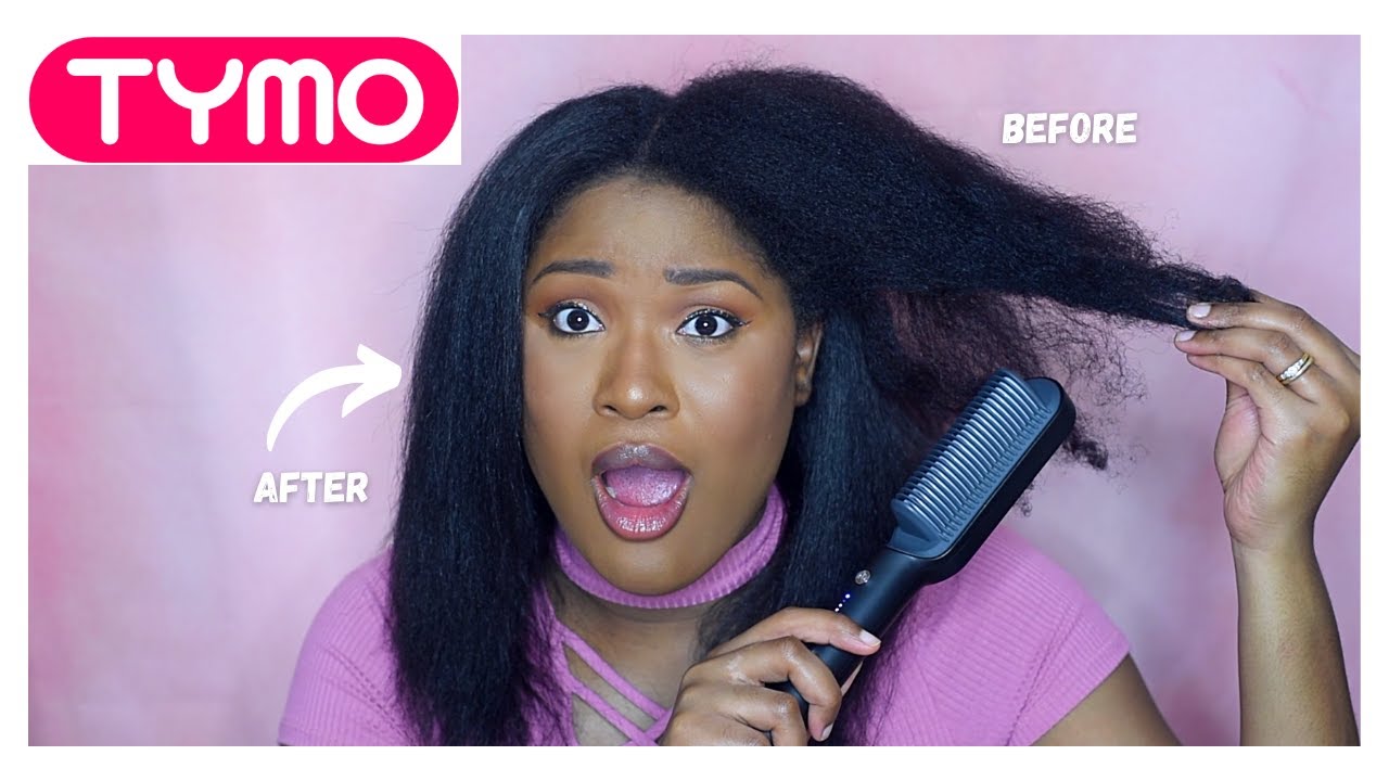 I Tested Out The Tymo Hair Straightening Comb On My Type 4 Hair And Y ...