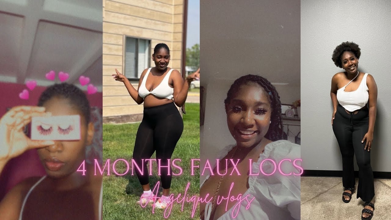 4 MONTH OLD FAUX LOCS | PROTECTIVE STYLE FOR NATURAL HAIR - YouTube