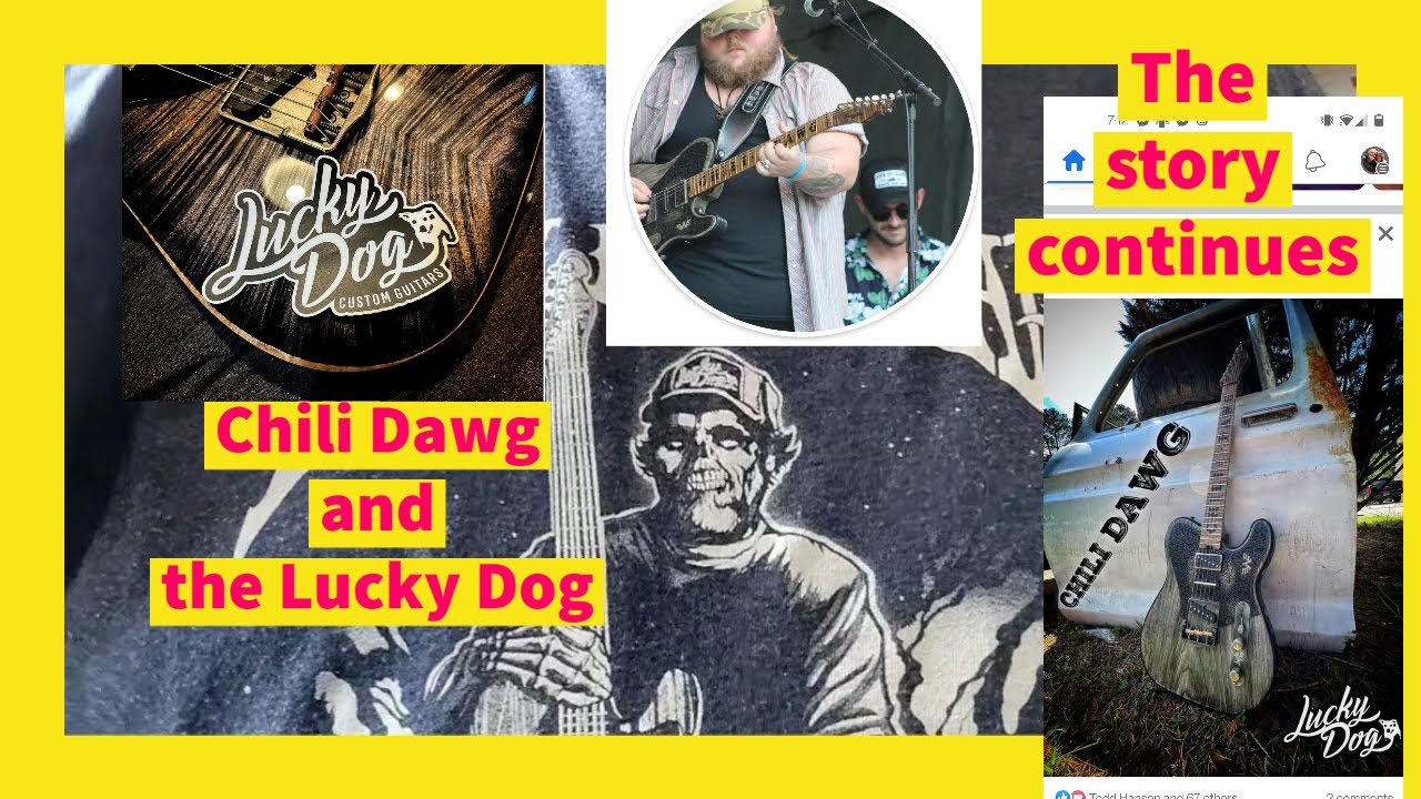 Michael Chili Dawg Castleberry Lucky Dog guitar update - YouTube