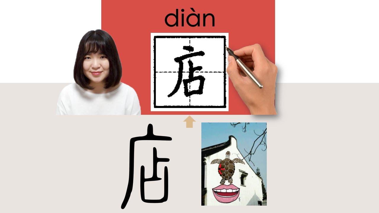 #NEW HSK2/HSK 1/店/dian_(shop; store)How to Pronounce/Memorize/Write ...