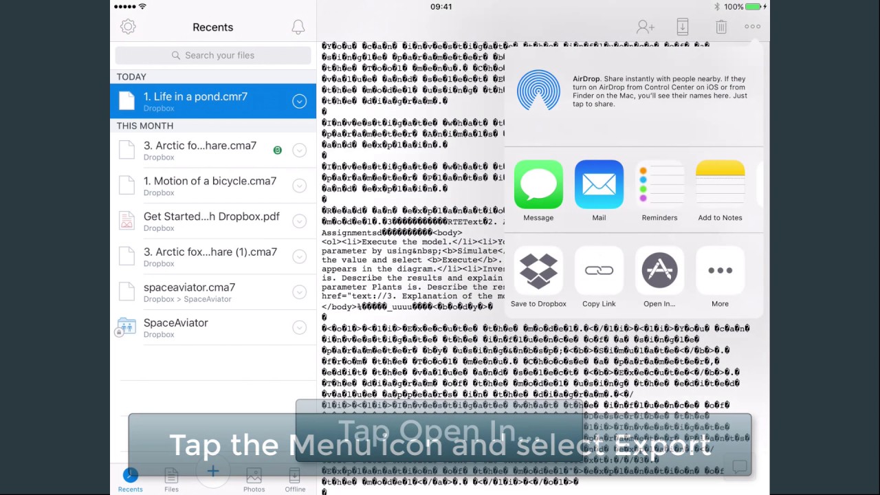 Coach 7 for Tablets: Opening a Coach Activity or Result from Dropbox ...