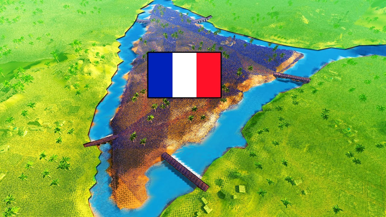 Can French Army Hold Island Bridges VS 6 MILLION ZOMBIES? - Ultimate ...